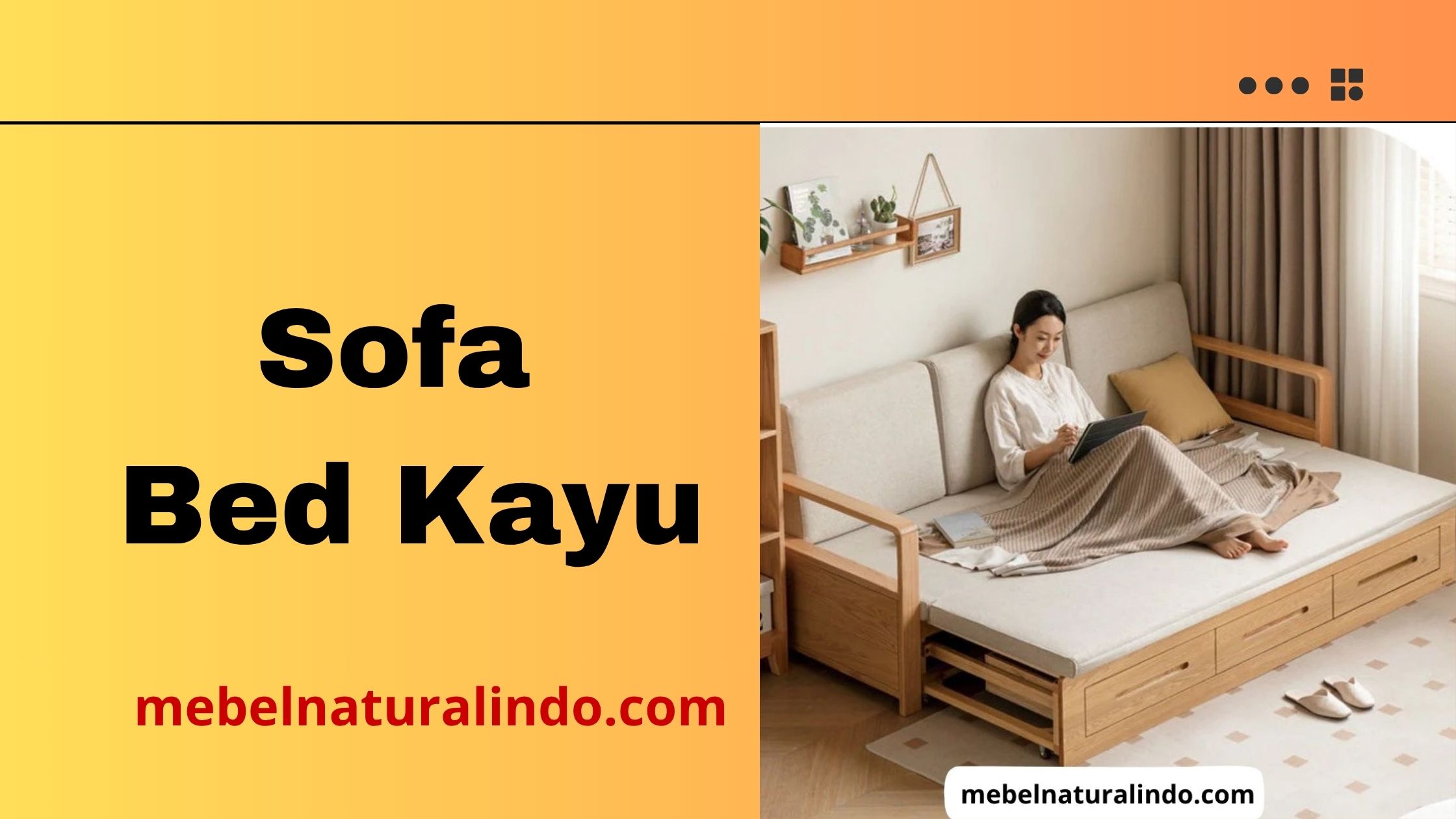 Sofa Bed Kayu - Furniture Minimalis Hubungi Kami 081390234583